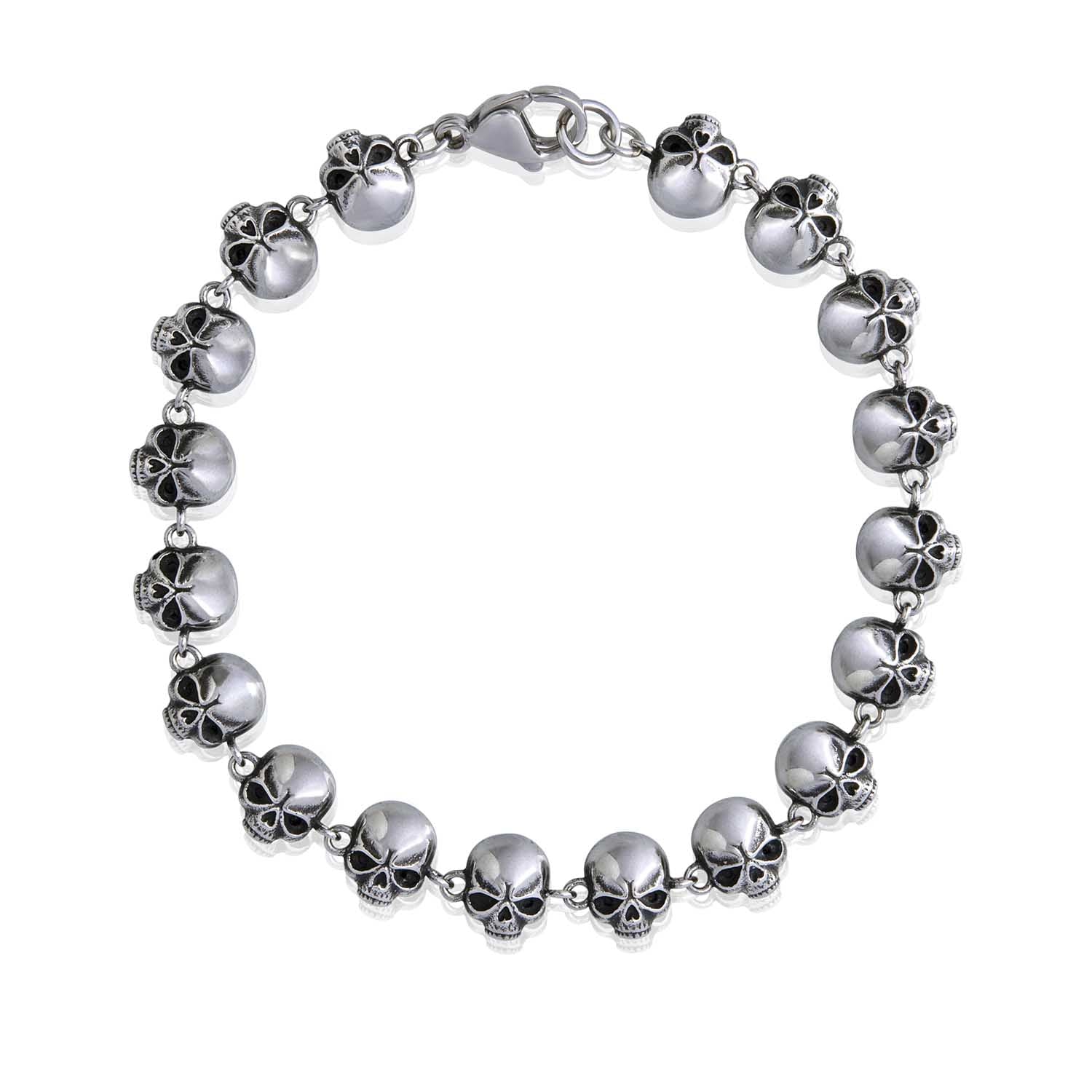 Buy Tempest Skull Bracelet - For the Adventure Ahead | Steel Horse Jewelry