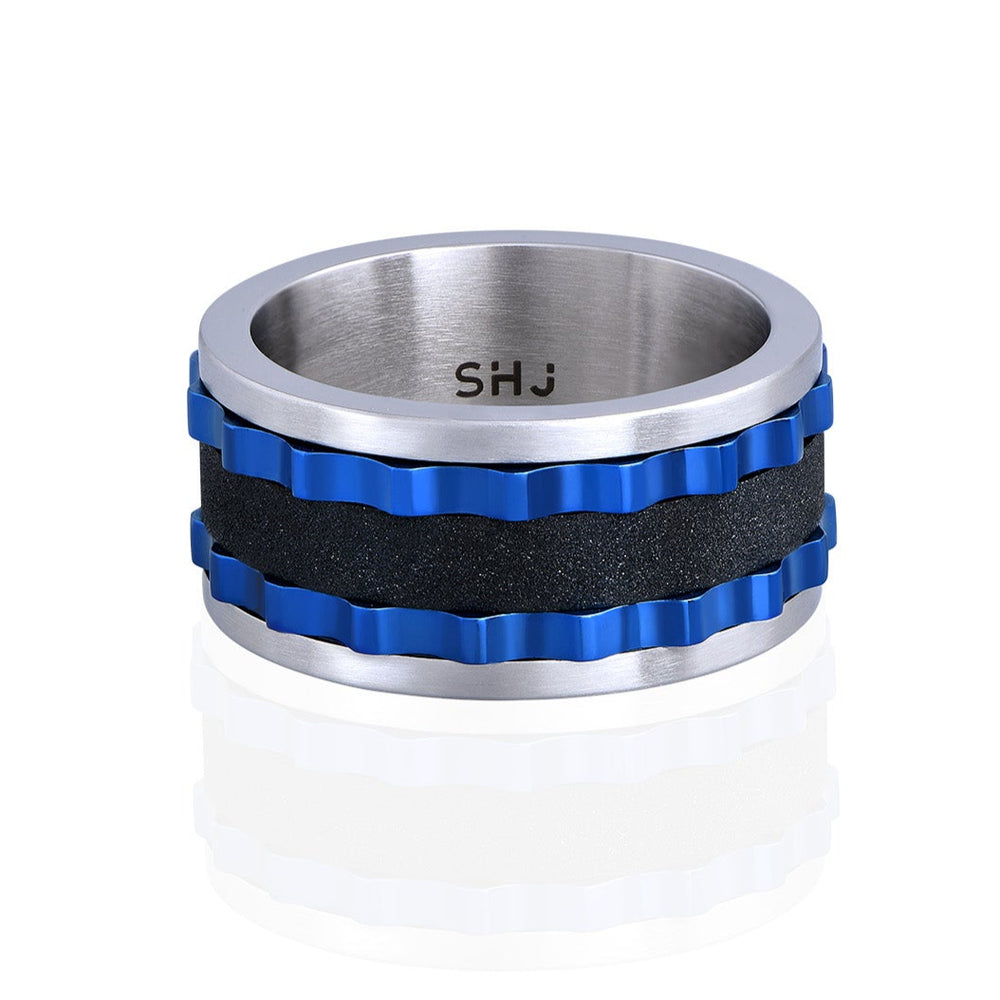 Buy Double Gears Spinning Ring - For the Adventure Ahead | Steel Horse ...