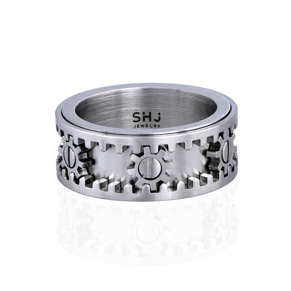 Buy Gears Spinning Ring - For the Adventure Ahead | Steel Horse Jewelry